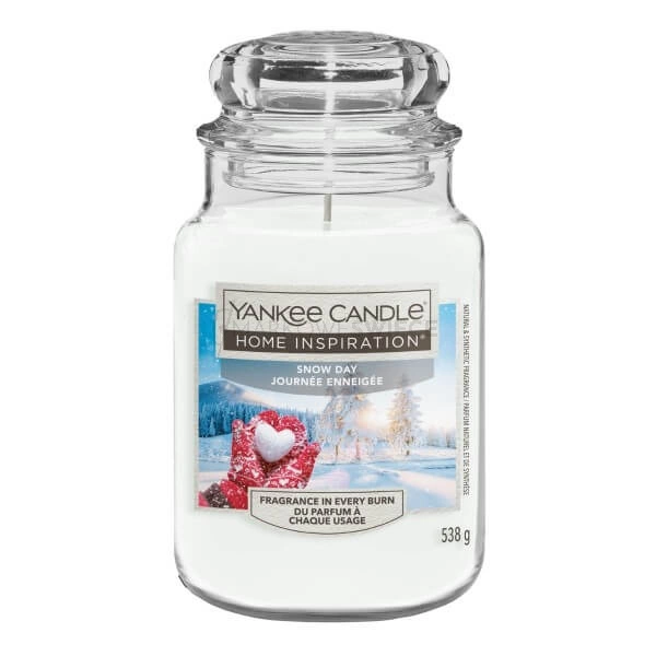 Yankee Candle Snow Day Duża Świeca Zapachowa 538g | Dobra Cena | Sklep ...